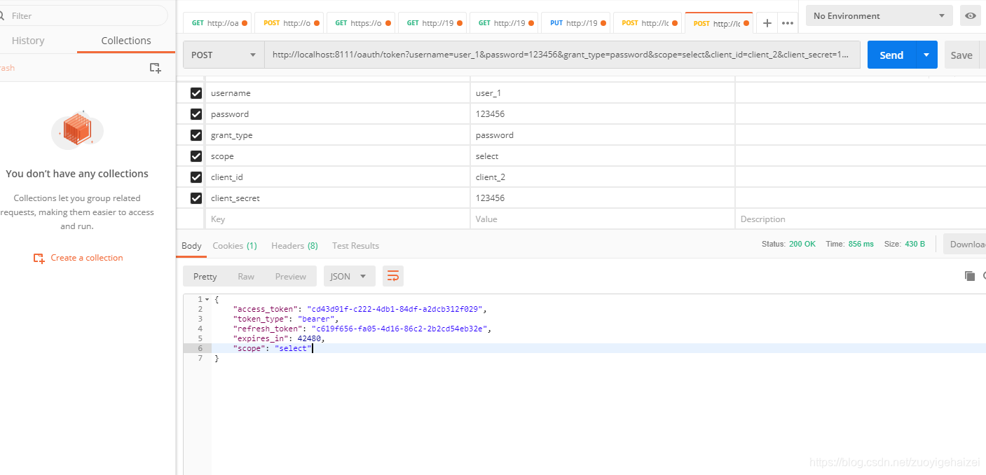Spring Security Oauth2 Password模式简单入门spring Security Oauth2 Password Csdn博客 8513