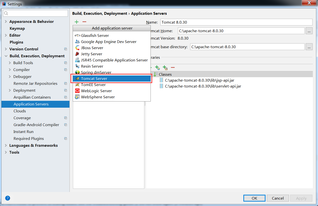 IntelliJ：Edit Configurations加号找不到tomcat server_打开菜单run -> 选择edit ...