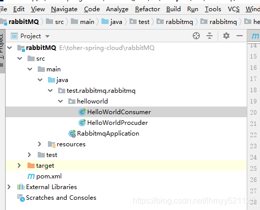 使用idea开发rabbitmq教程系列(二)rabbitmq的hello World之旅rabbitmq的idea Csdn博客 2392