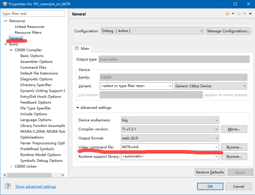 CCS中给工程加入C66x CSL库和头文件_c6xcsl-CSDN博客