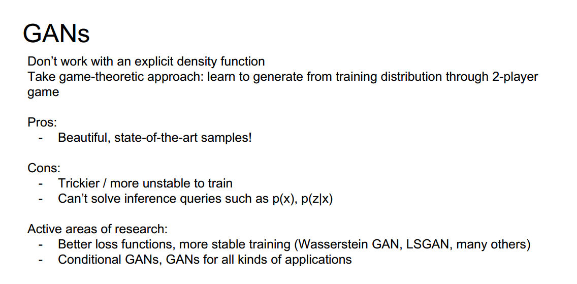 CNN笔记（CS231N）——生成模型（Generative Models）_cnn可以用于生成新的图像-CSDN博客
