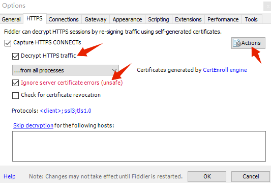 Fiddler抓包工具配置_appcontainer configurationwindows uses an isolatio-CSDN博客
