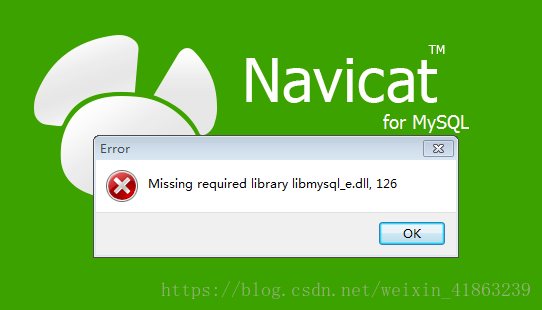 Missing Required Library Libmysqledll Appears When Installing Navicat 126 Error Solution