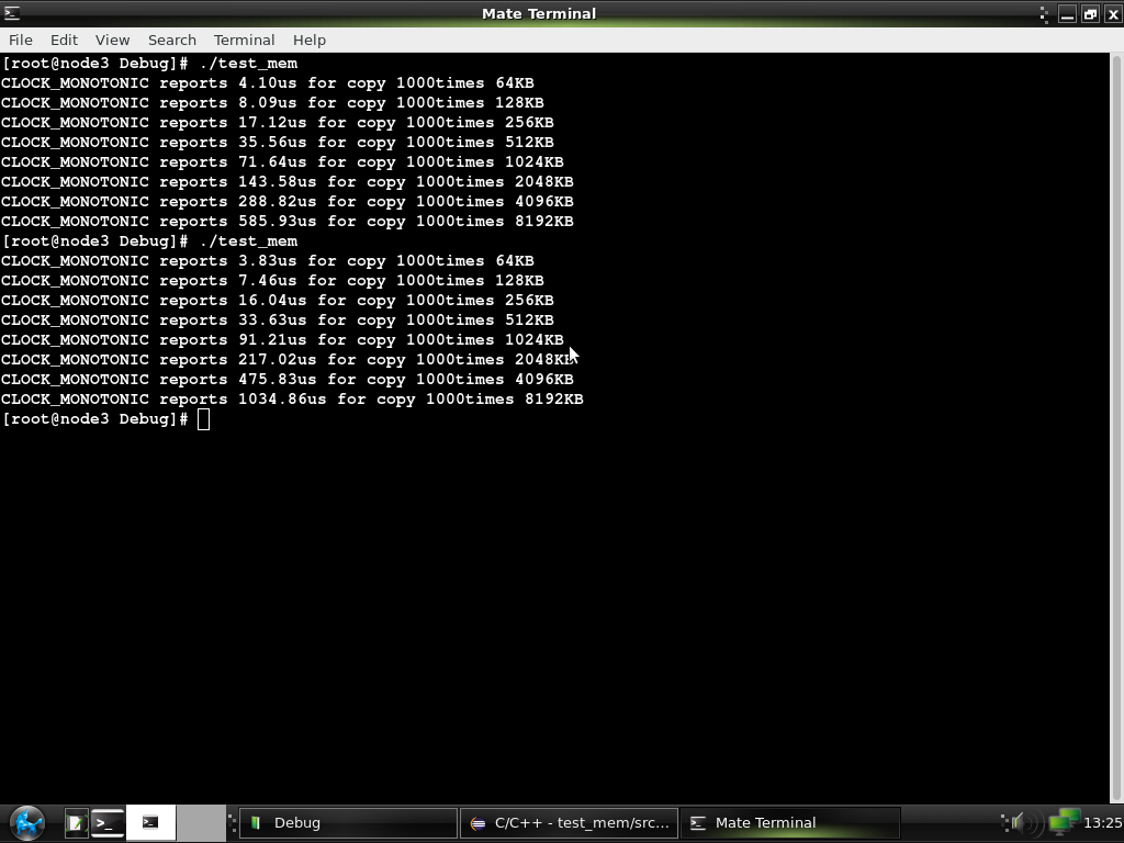 Linux下memcpy性能测试_使用memcpy测试4mb-CSDN博客