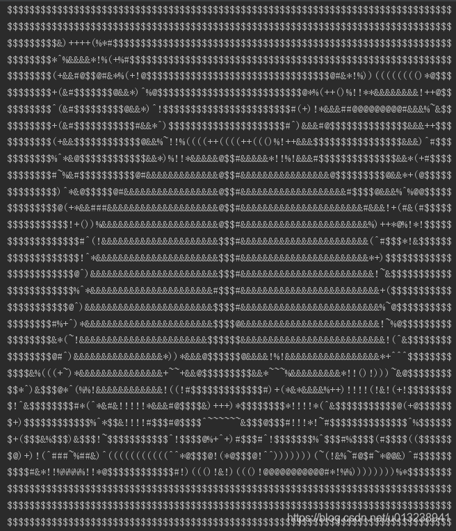 Python实现的图片转字符画,附源码python图像转字符画带有弹框的完整代码 Csdn博客