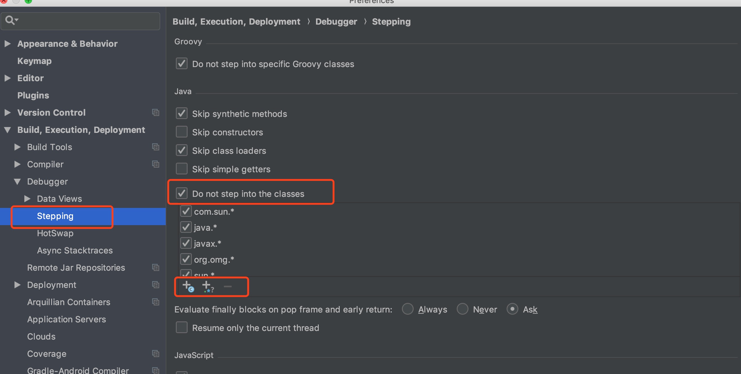 IDEA中debug程序的时候不想进入某些包或者类的解决方法_idea在debug的时候,设置不进入包里面的代码-CSDN博客