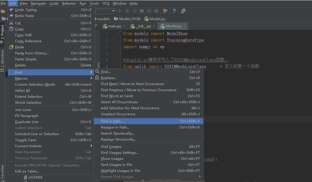 解决“pycharm 中的全局搜索(ctrl+shift+f) 功能无法使用”_pycharm crtl + f 匹配不到-CSDN博客
