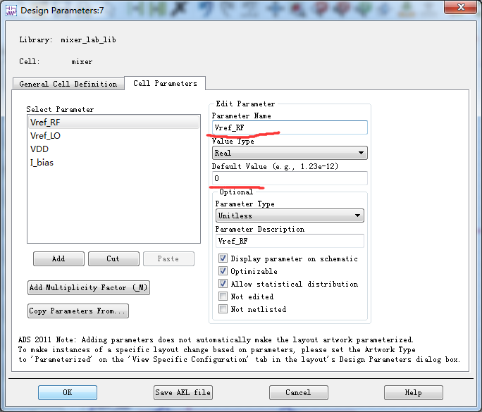 ADS 为symbol模型添加形式参数（从外部调整变量）_ads中var怎么添加参数-CSDN博客
