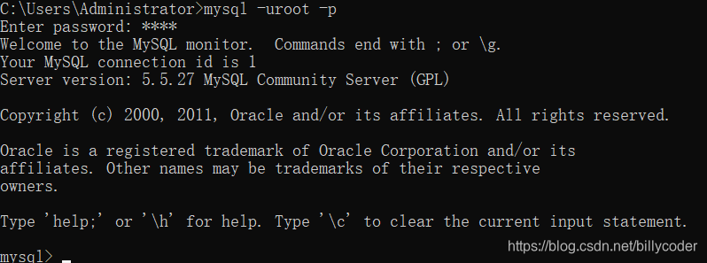 错误 Windows Mysql登录时出现access Denied For User Root Localhost Using Password Yes 拒绝访问 Mysql