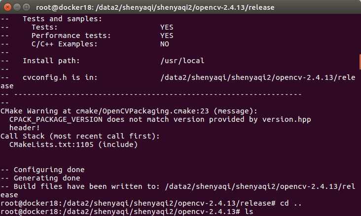 Ubuntu下安装OpenCV2.4.13_无root 安装opencv2.4.13-CSDN博客