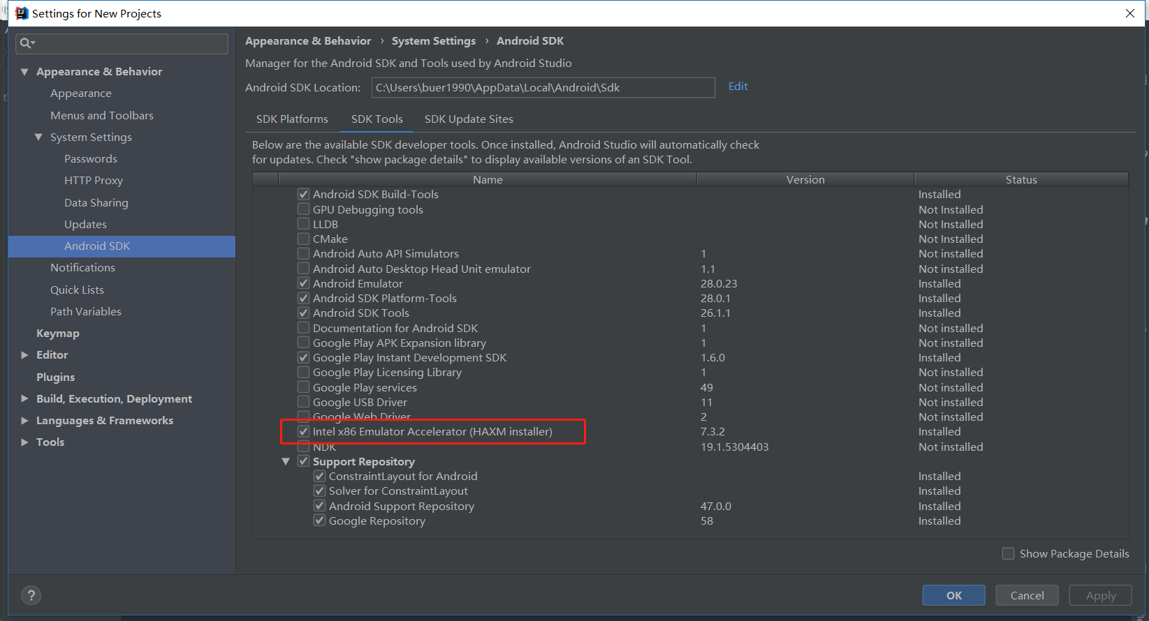 Appium for app UI 自动化之 IDEA 中 sdk环境搭建(一)_idea appium自动化实例-CSDN博客