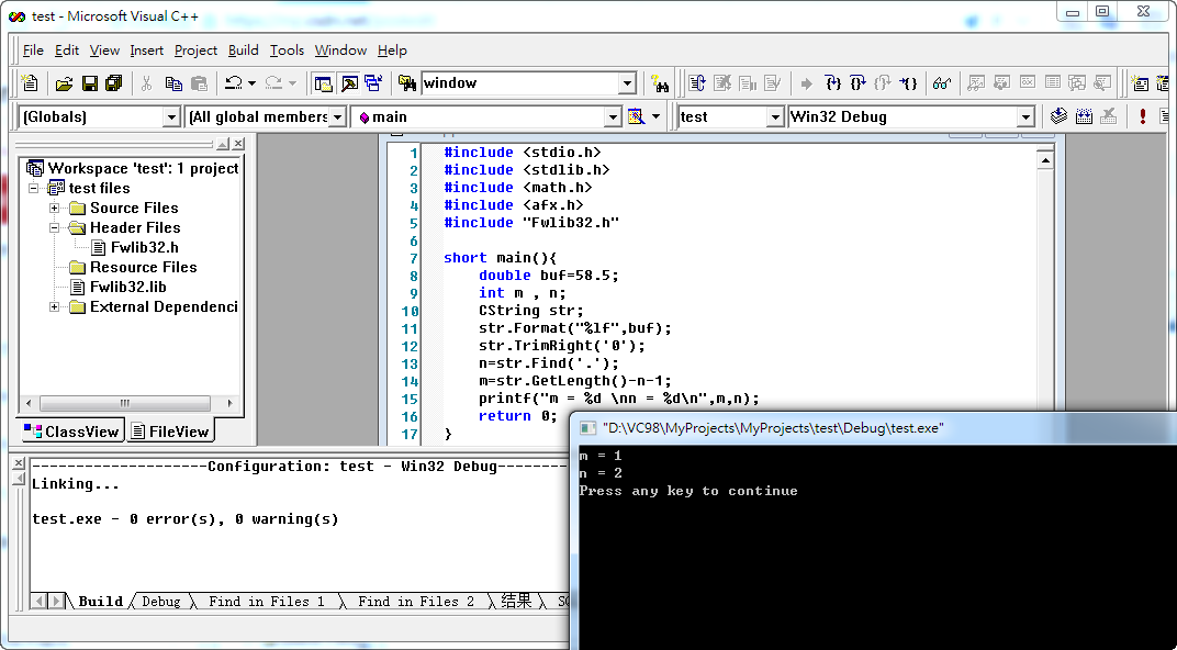 C/C++实战012:VC++6.0控制台使用CString_vc6.0 cstring-CSDN博客