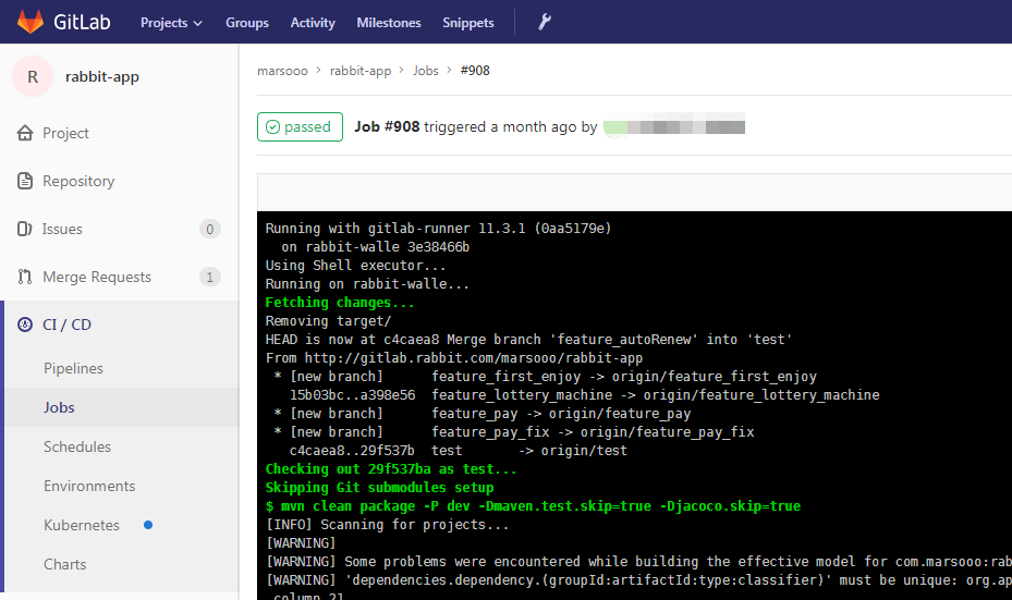 Gitlab CI/CD自动化部署的实现 (三)_gitlab-ci dev test prd-CSDN博客