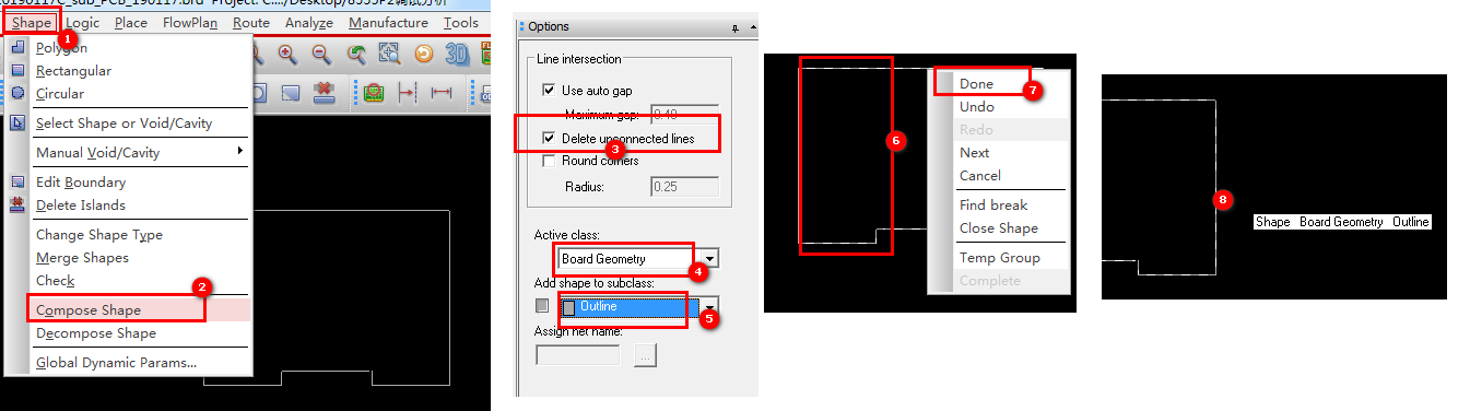 cadence导入板框、导出板框、修改板框、绘制Route Keepin方法总结-CSDN博客