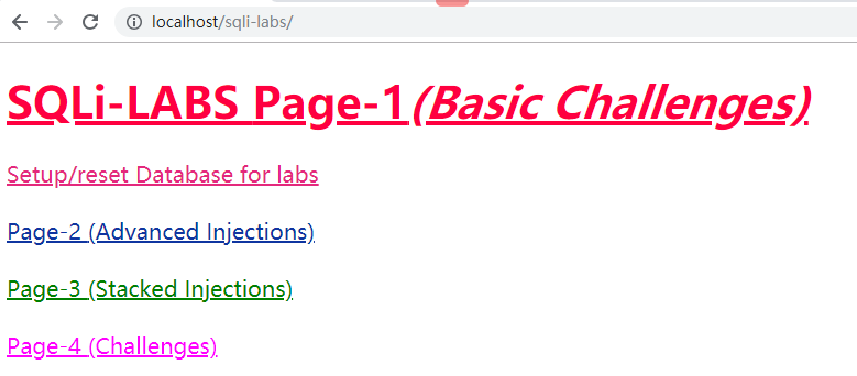 利用sqli-labs环境练习注入--part 1 安装sqli-labs_wampserversqli注入-CSDN博客