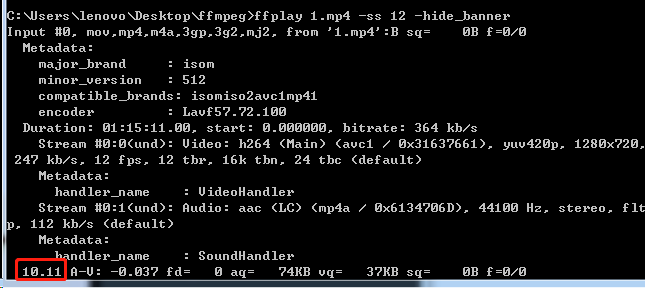 [总结]FFMPEG命令行工具之ffplay详解_ffmpeg 循环命令loop语法-CSDN博客