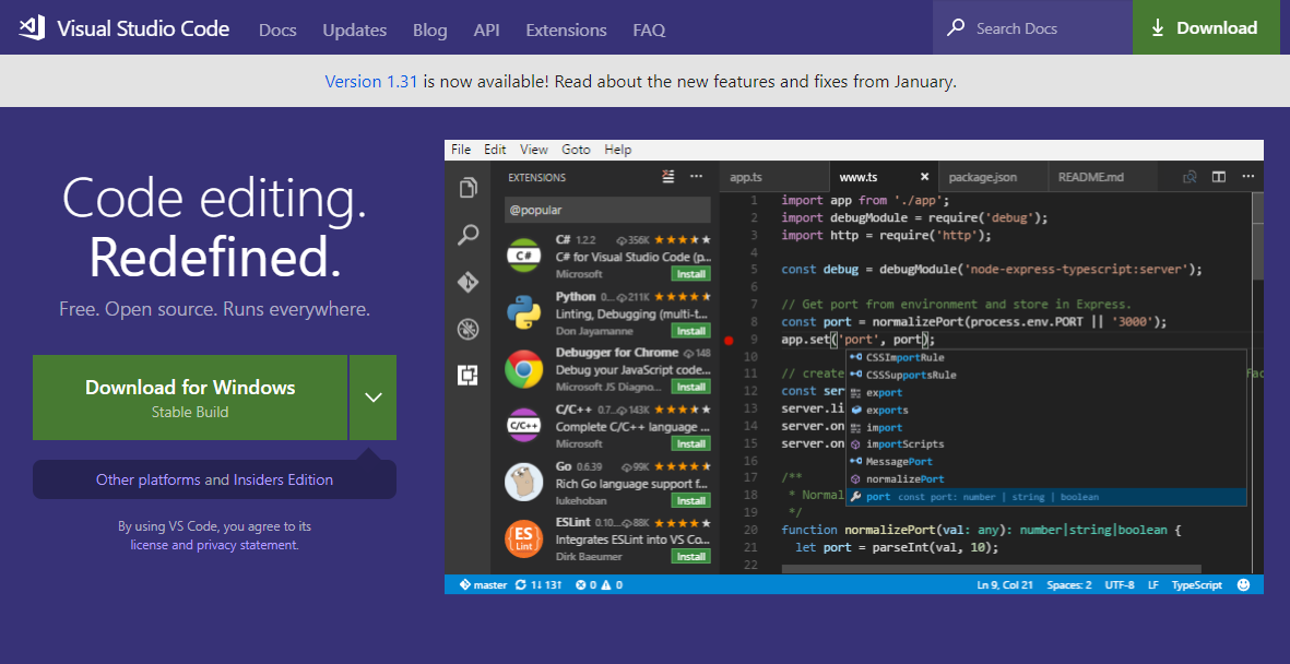 Visual Studio Code（安装篇）：Windows下安装和使用Visual Studio Code_visual studio ...
