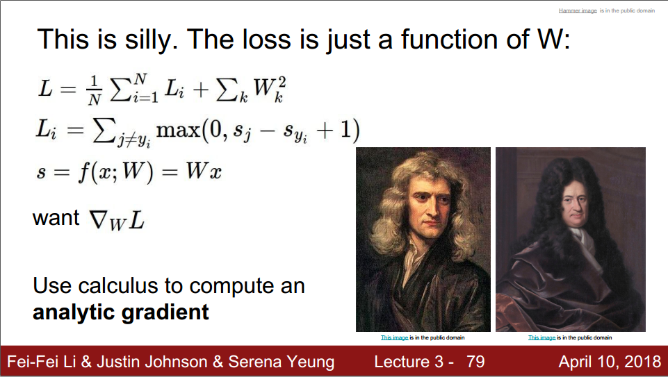 [cv231n] Lecture 3 | Loss Functions and Optimization_损失函数优化 a first ...