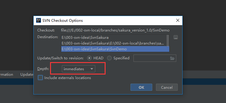 svn 检出操作的检出深度（Depth）_svn检出选项depth-CSDN博客