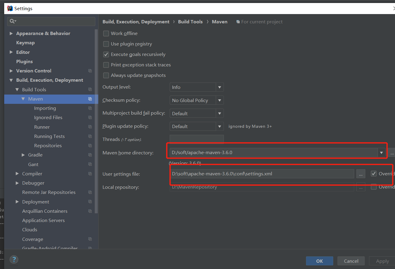 关于Maven execution terminated abnormally (exit code 1) maven新建错误解决_maven execution terminated ...