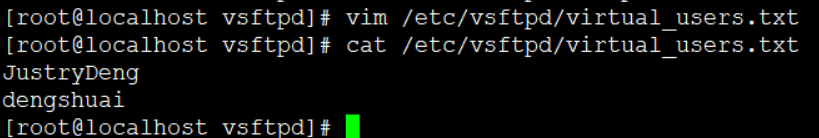 Linux下搭建FTP示例(虚拟用户)_linux中ftp虚拟账户实验-CSDN博客