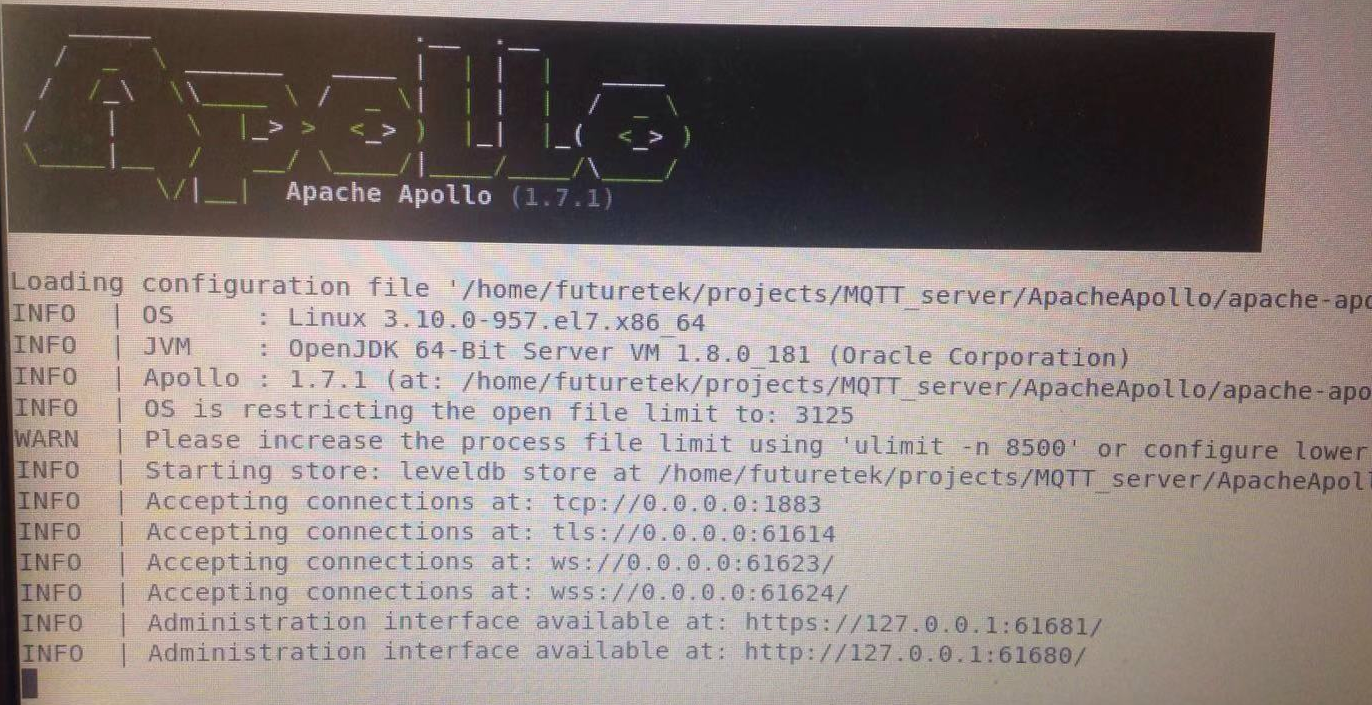 MQTT服务器搭建 - 在CentOS 7.6下搭建ActiveMQ Apollo服务器_centos active mqtt-CSDN博客
