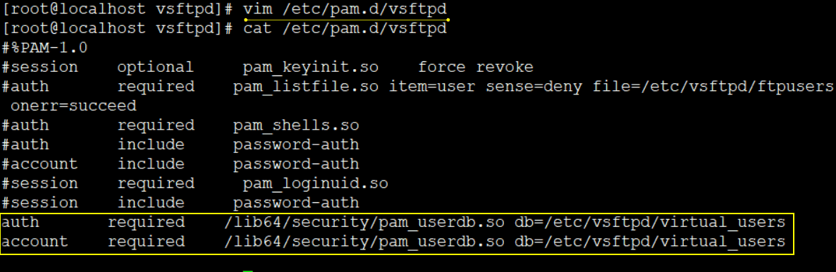 Linux下搭建FTP示例(虚拟用户)_linux中ftp虚拟账户实验-CSDN博客