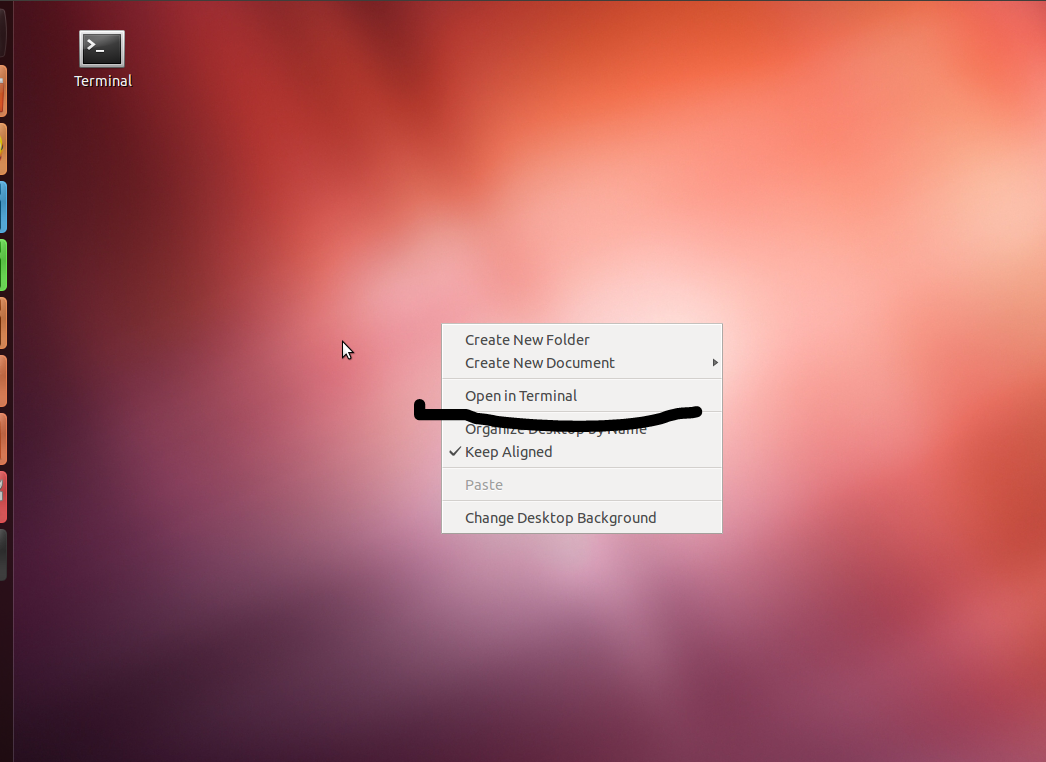 Ubuntu 12.04添加 终端Terminal到桌面和右键_ubuntu 桌面显示终端-CSDN博客