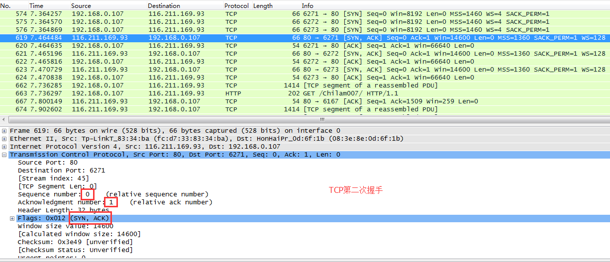 Capture tool - Wireshark (detailed with TCP three-way handshake data analysis) - Programmer Sought