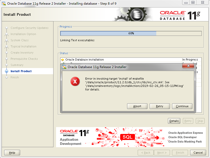 centos7安装oracle_continuing with the installation-CSDN博客