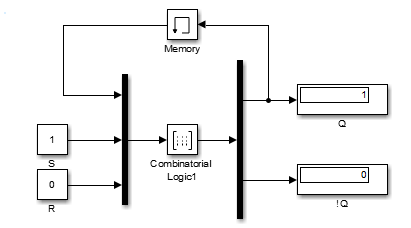 Simulink建模与仿真学习笔记之组合逻辑（Combinatorial Logic）_simulink rs触发器-CSDN博客