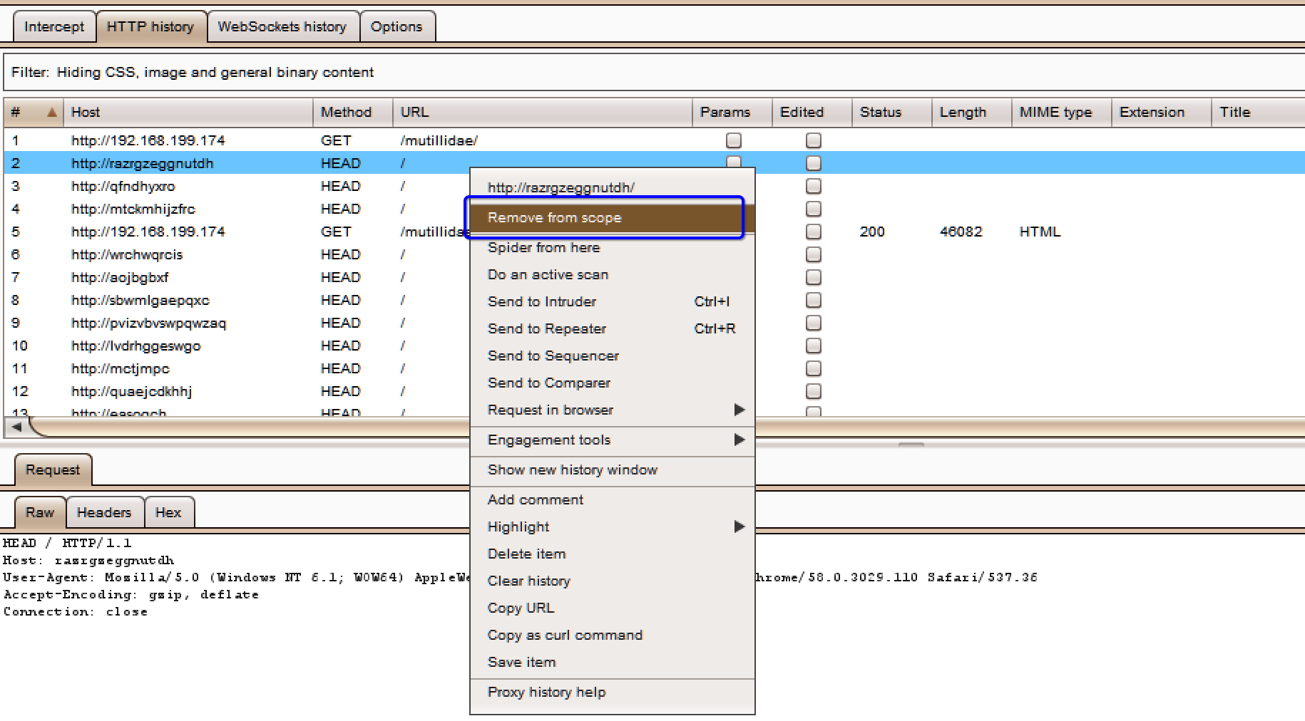 BurpSuite使用详解（二）Target功能_burpsuite中target的安全提示在哪显示-CSDN博客