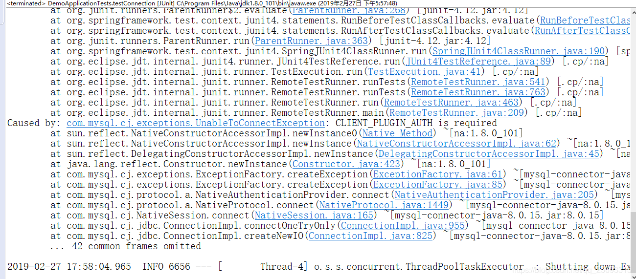 使用springboot连接mysql时出现 Clientpluginauth Is Required 解决办法 Csdn博客