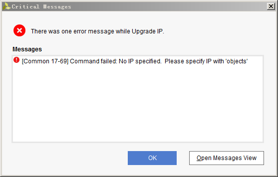 Vivado中IP被锁_[common 17-69] command failed: no ip specified. pl-CSDN博客