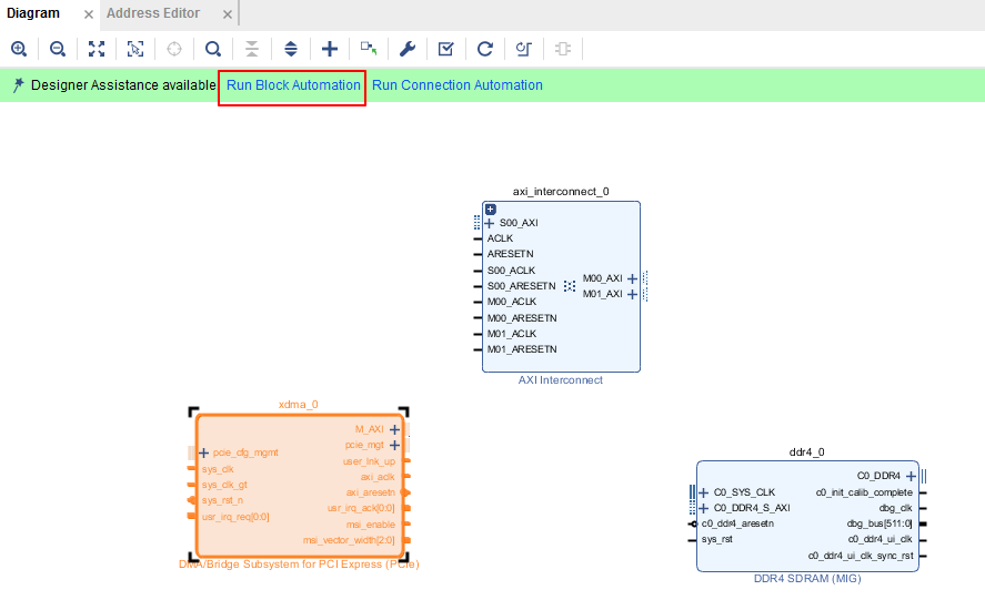 使用Block Design设计方法实现PCIe-DDR传输系统_pcie xilinx-CSDN博客