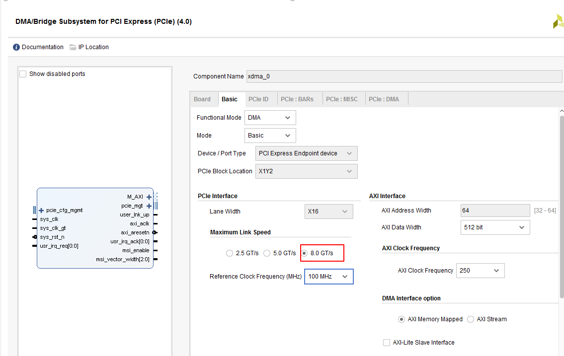 使用Block Design设计方法实现PCIe-DDR传输系统_pcie xilinx-CSDN博客