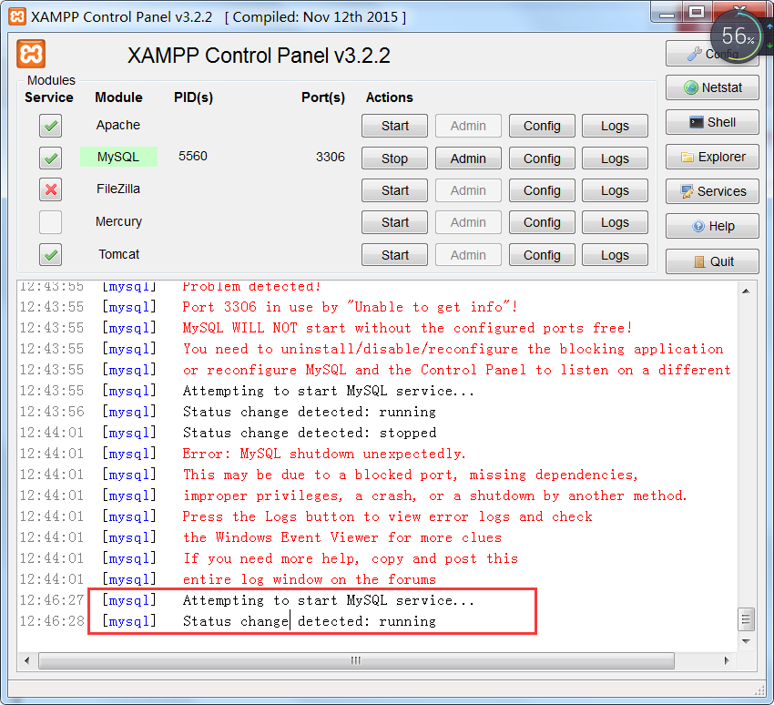【小白】使用xampp时，mysql无法启动，解决办法。20190228_xampp的启动mysql需要删除php的哪个文件-CSDN博客