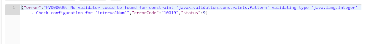 出现error:"HV000030: No validator could be found for constraint 'javax.validation.constraints ...