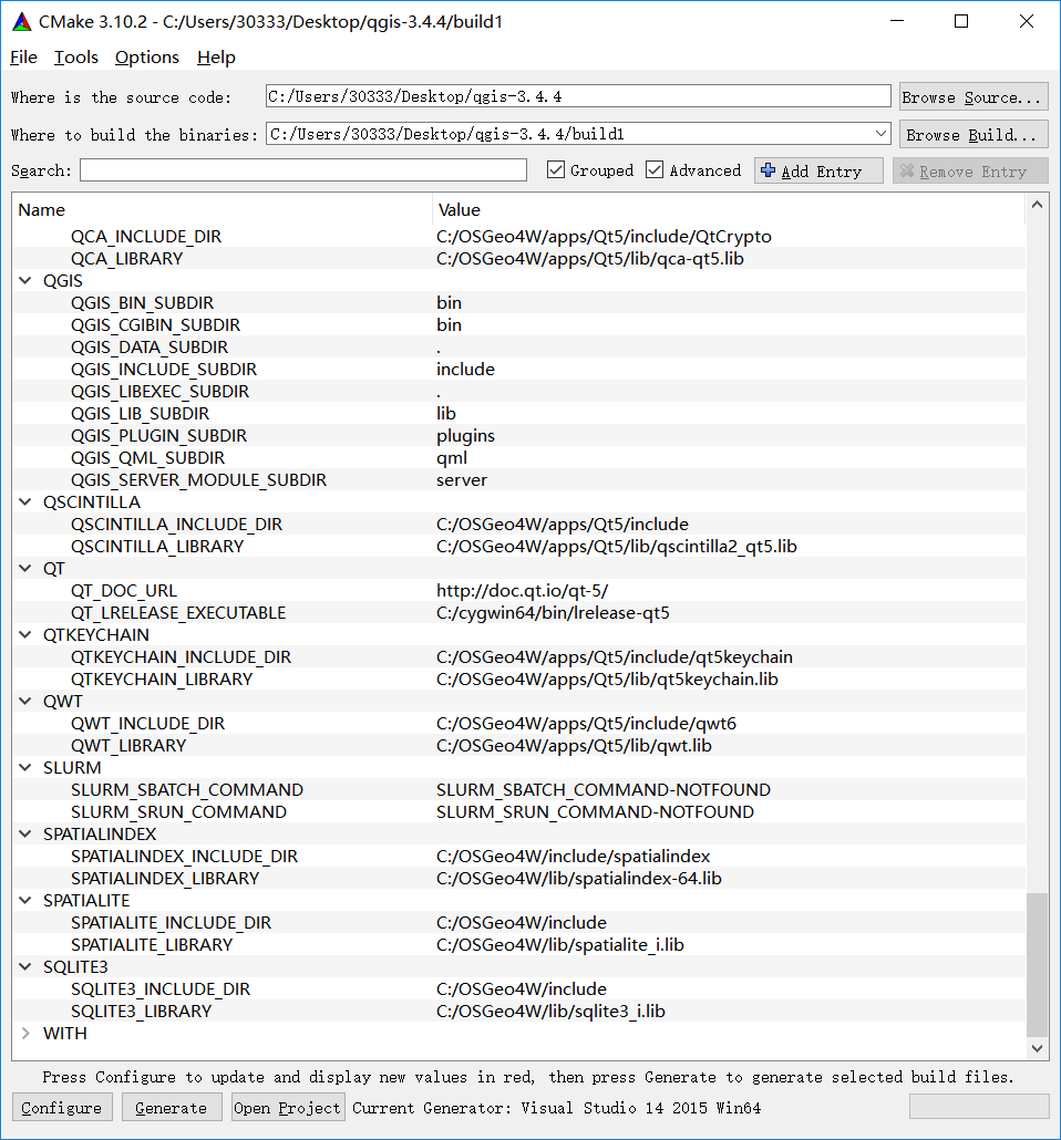 qgis3.4.4在VS2015上 编译_vs2015 编译qgis源码下载-CSDN博客