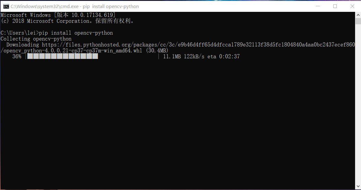 python3 OpenCV环境配置_在python3中安装哪个版本的opencv-CSDN博客