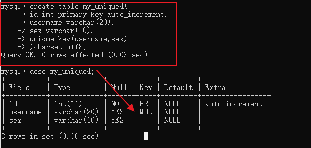 Mysql基础6 列属性（主键、自动增长、唯一键） 主键属性 Csdn博客