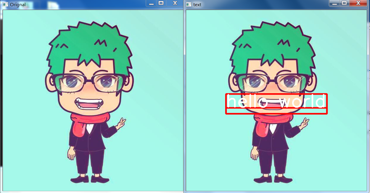 OpenCV中文字的插入和字体的选择（包括大小）_opencv加入文字文字内容 educoder文字左下角起始坐标(10,100)字体font文字大小-CSDN博客