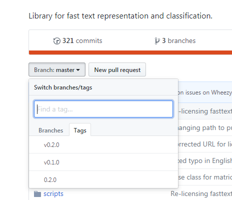 fasttext版本，有图有真相_fasttext 回退到旧版本-CSDN博客