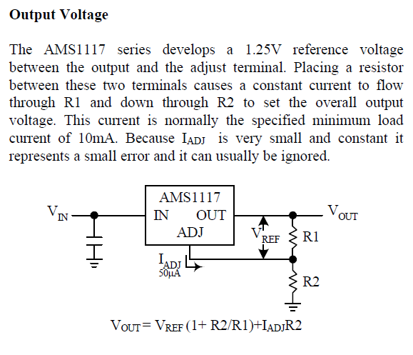 AMS1117 稳压器可调电压介绍_ams1117 输出1.5v原理-CSDN博客
