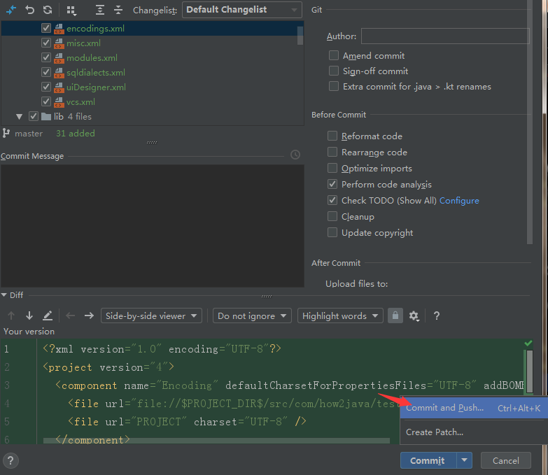 利用idea git上传项目，提交代码_idae怎么用git上传代码-CSDN博客