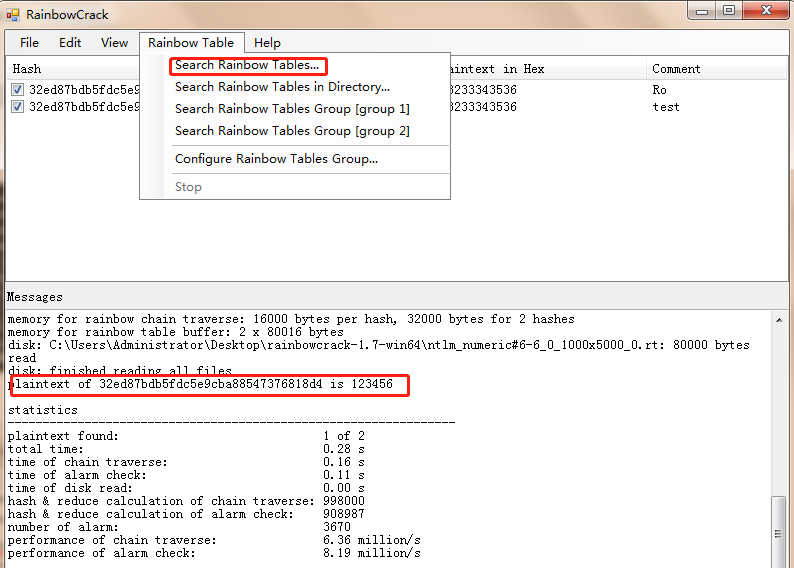 RainbowCrack口令破解-CSDN博客