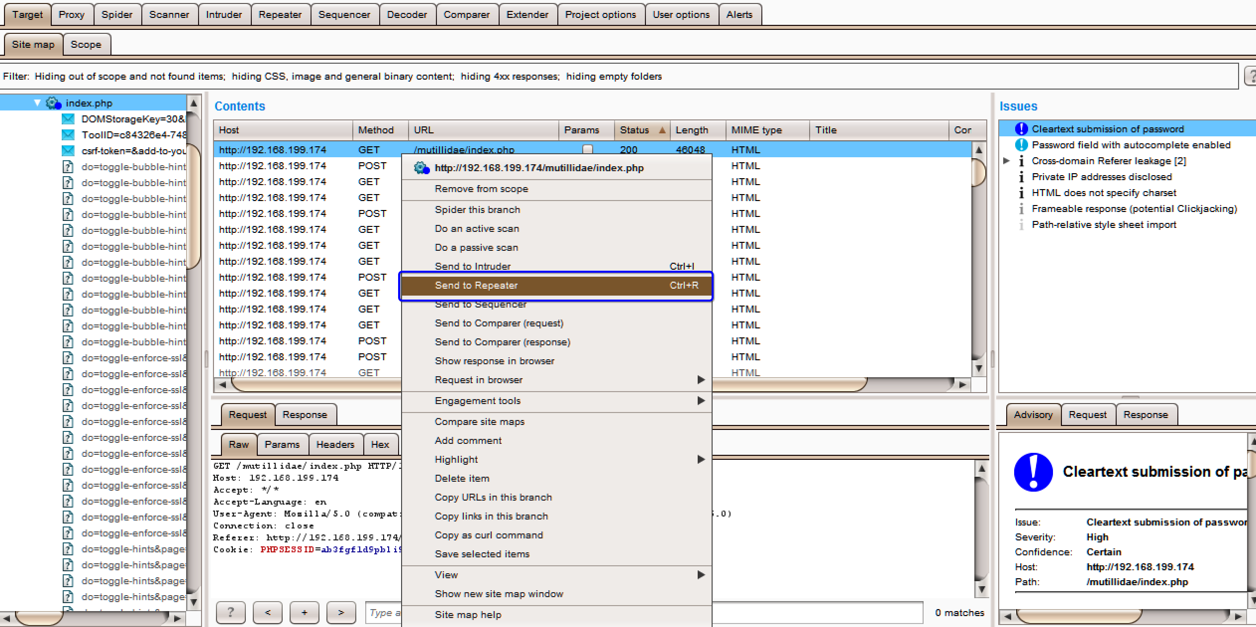 BurpSuite使用详解（六）Repeater,Sequencer,Decoder功能_decode &sequencer-CSDN博客