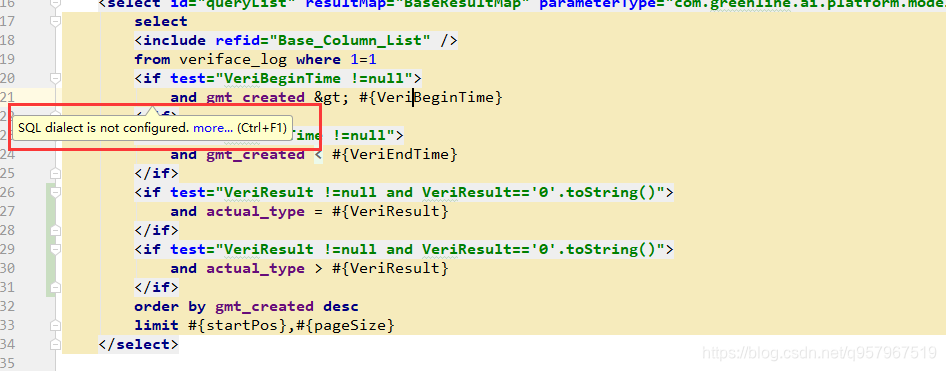 Idea中sql语句提示sql Dialect Is Not Configuredideasql Dialect Is Not Configured Csdn博客