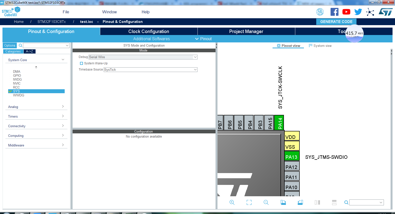 STM32CubeMX生成工程 SWD无法下载_active read protected stm32-CSDN博客