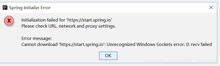 使用idea创建spring Boot项目时,报错cannot Download Connect Timed Out Csdn博客